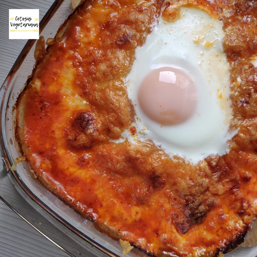 KETOPCIÓN VEGETARIANA. Huevo al horno - CetosisVegetariana